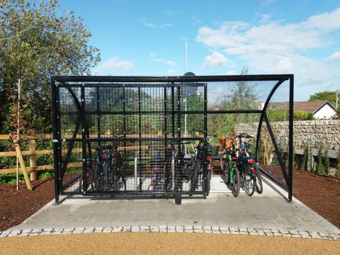 Kylemore Bike Enclosure with Lockable Sliding Gate - High Quality Shelter