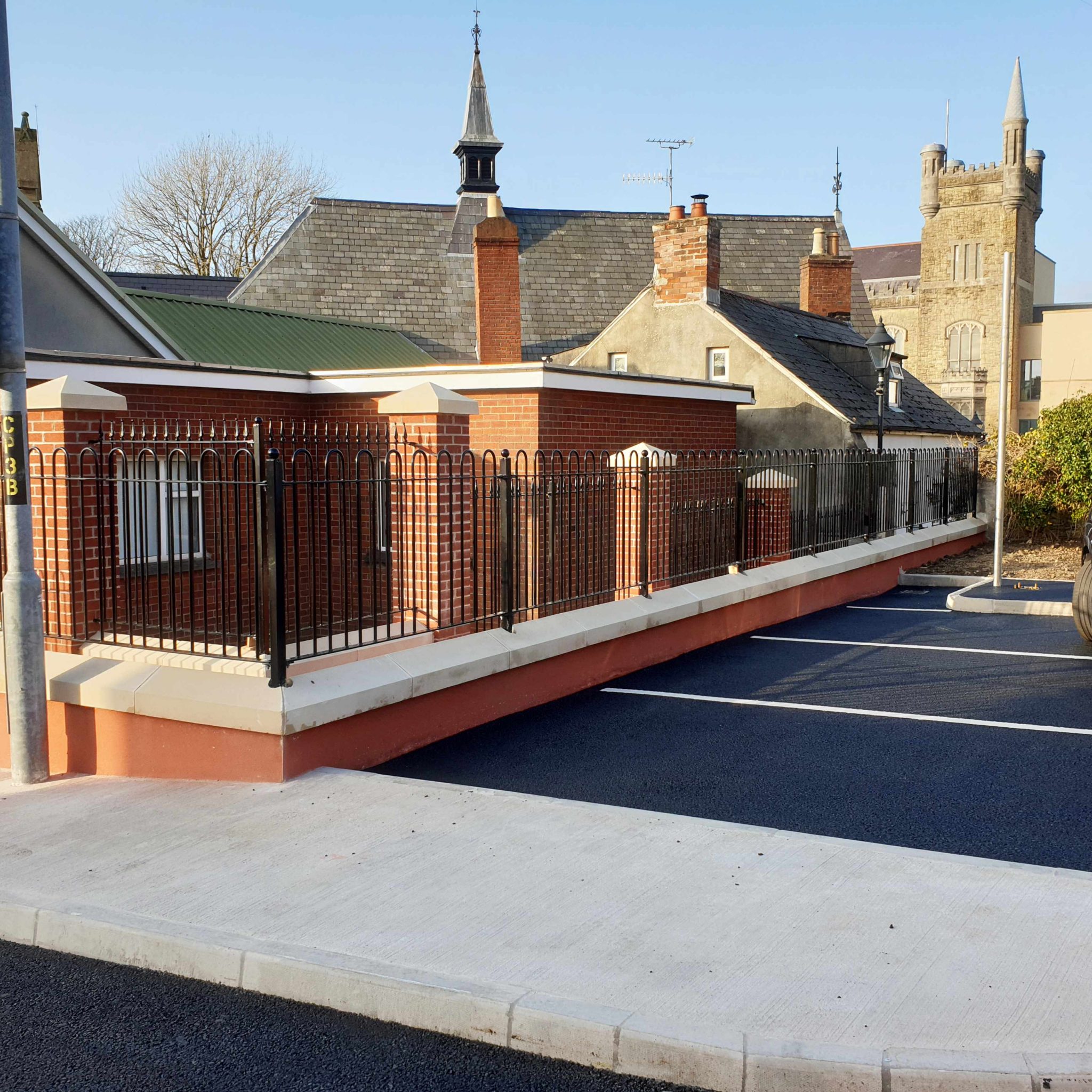 Wall Railings - Manufactured in NI - RC Engineering NI Ltd.