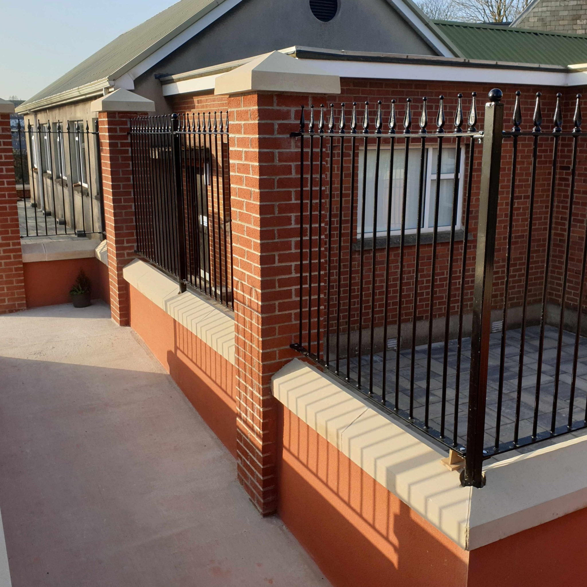 Wall Railings - Manufactured in NI - RC Engineering NI Ltd.