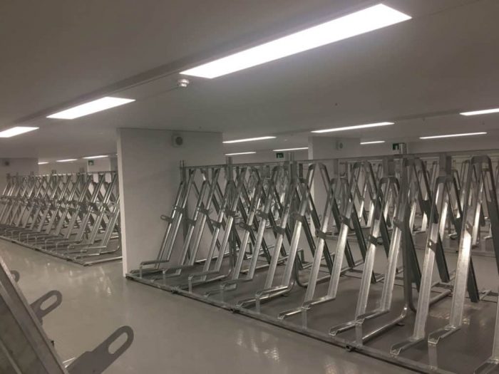 Semi Vertical Cycle Rack - Delivering to NI, Ireland & The UK daily