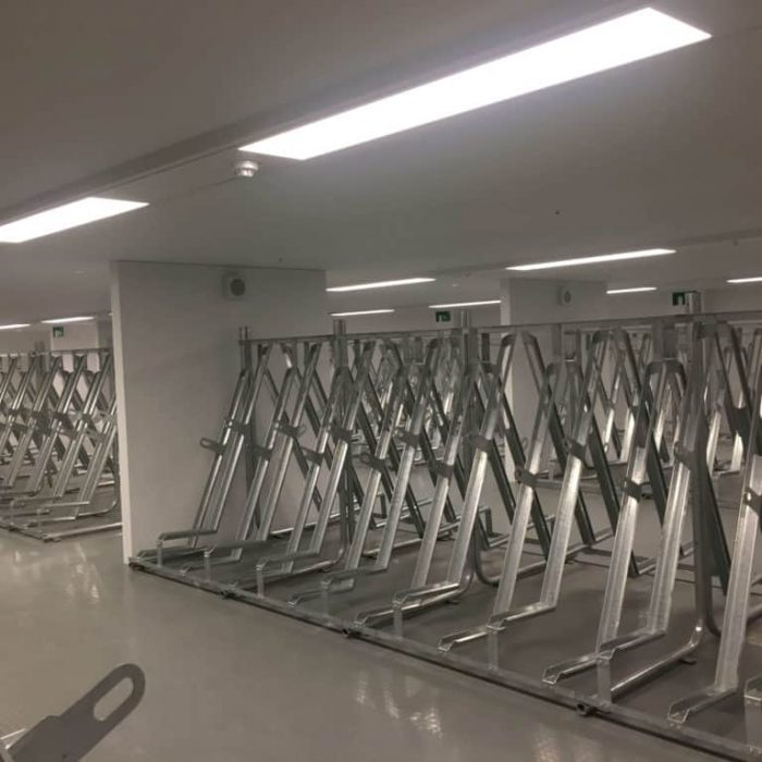 Semi Vertical Cycle Rack - Delivering to NI, Ireland & The UK daily